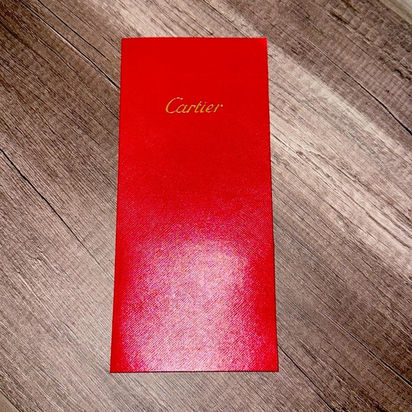 Cartier | Accessories | Cartier Authenticity Card Receipt Red Sleeve ...